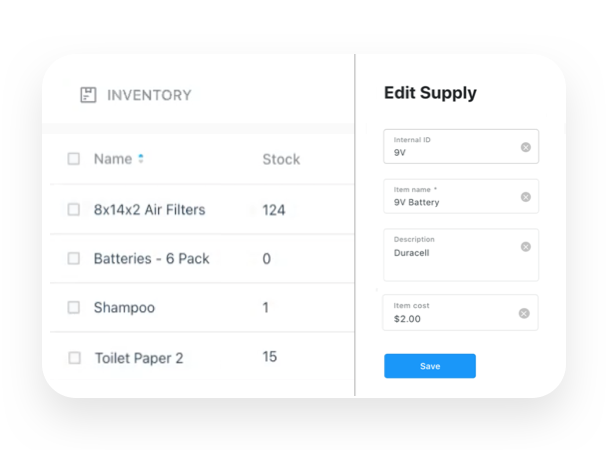 Linens & Inventory Management